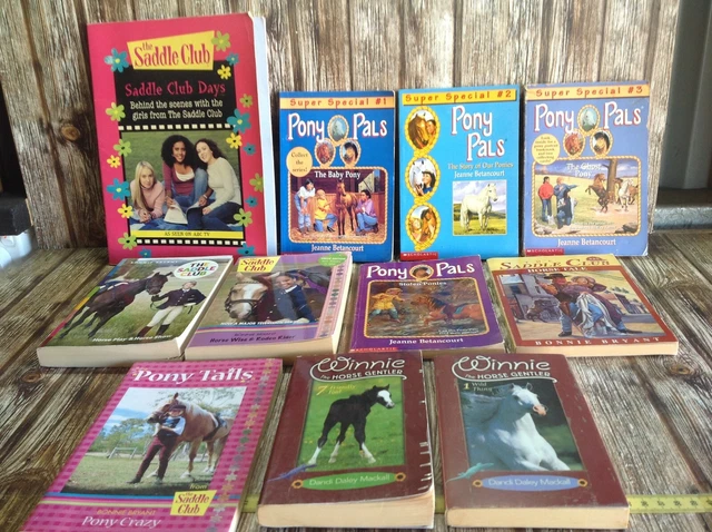 PONY PALS SADDLE Club Winnie Pony Tails Bulk Lot Of Horse Books ...