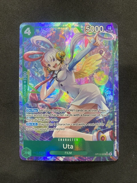 ONE PIECE CARRYING On His Will Uta OP13-023 Alternate Art SR Super Rare ...