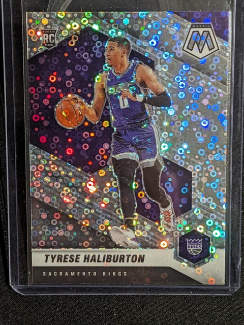 2020-21 MOSAIC PRIZM Rookie Tyrese Haliburton Fast Break Variation ...