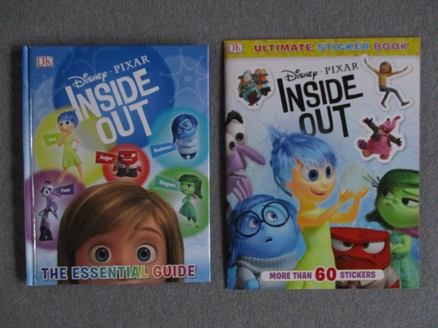 DISNEY-PIXAR INSIDE OUT Essential Guide & Sticker Book, 1st Printing ...