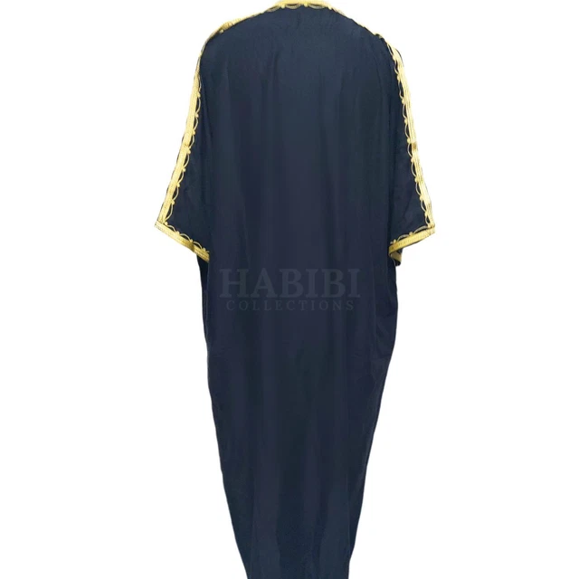 ORIGINAL MAROCAIN HOMMES Noir Thobe Juba Kandora EUR 55,58 - PicClick FR