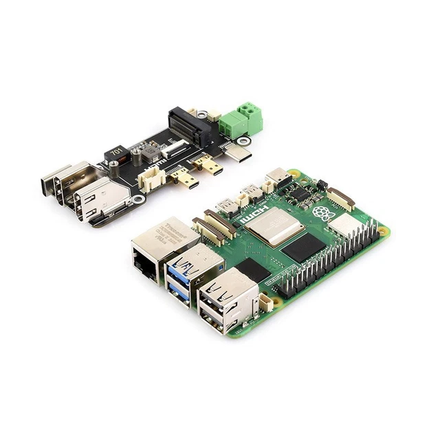 FOR PCIE EXPANSION Board for Raspberry Pi 5 with Dual 4K Output and M2 ...