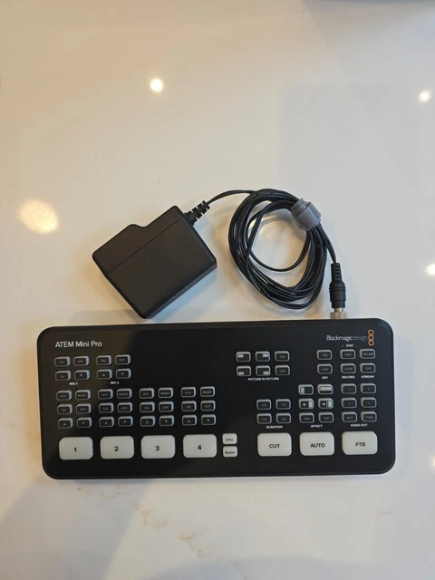 ATEM MINI PRO professional-grade live video switcher (Blackmagic Design ...