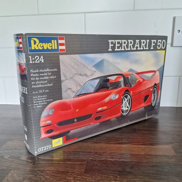 REVELL 07370, FERRARI F50 | 1/24 Scale Model Kit | Opened | Complete ...