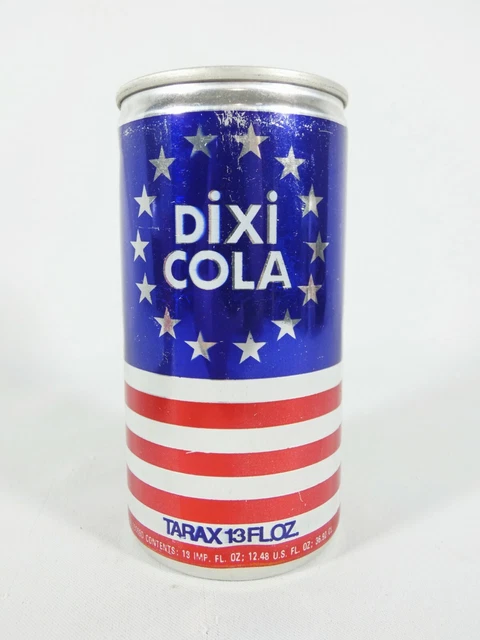 VINTAGE DIXI COLA Baltimore American Soda Soft Drink Can 13 fl.oz Tarax ...