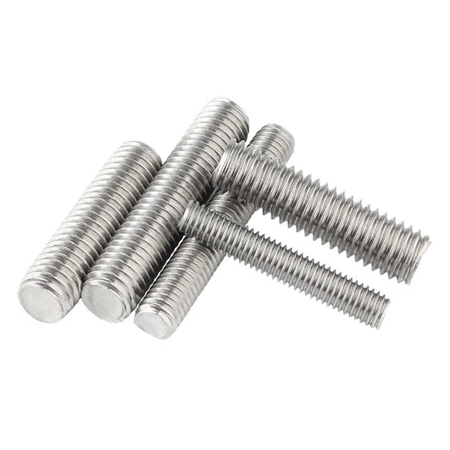 304 STAINLESS STEEL M6 M8 M10 M12 M16 Threaded Rods Metric Thread Stud ...