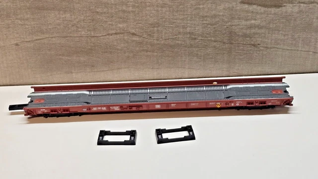 FLEISCHMANN SPUR H0 Niederflurwagen DB '' Rollende Landstraße '' #3 EUR ...