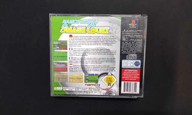 SONY PS1 NAMCO Tennis Smash Court Big Box Pal Ita Multi Condizioni Foto ...
