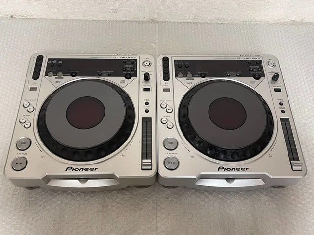 PIONEER DJ CDJ-800MK2 Pair Digital Vinyl Turntable CD Player Tested ...