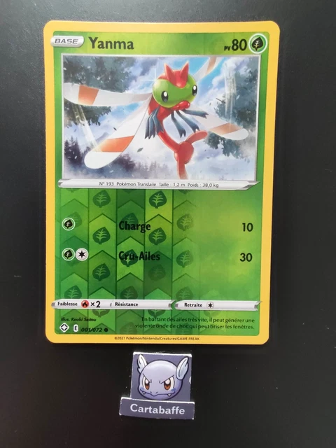 CARTE POKÉMON YANMA 001/072 Reverse EB4.5 Destinées Radieuses NEUF EUR 1,85 - PicClick FR