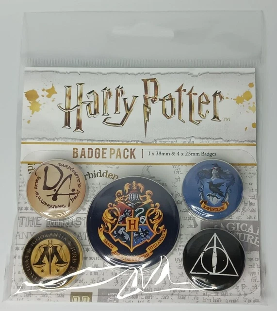 BADGE 5 PACK Harry Potter Wizarding world Pyramid the art group neuf ...
