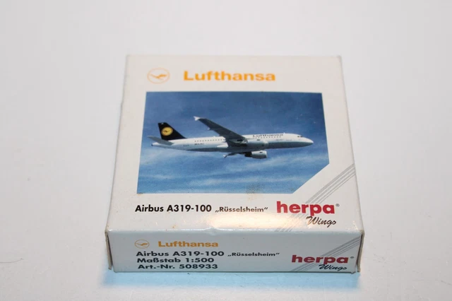 HERPA WINGS 1:500 Flugzeug 508933 Airbus A319-100 Lufthansa OVP Bastler EUR 11,50 - PicClick DE