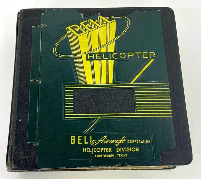 ORIGINAL 1953 TO 1966 Bell Aircraft Helicopter Division Service ...