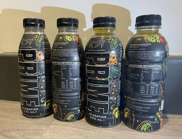 PRIME HYDRATION KSI Drink - Orange And Mango - 500Ml - Limited Edition ...