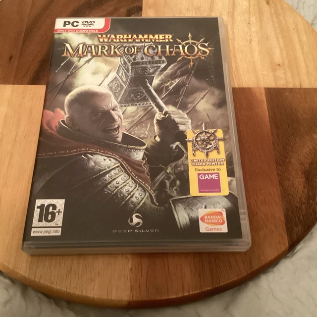 PC GAME WARHAMMER Mark of Chaos with Limited Edition Chaos Pewter ...