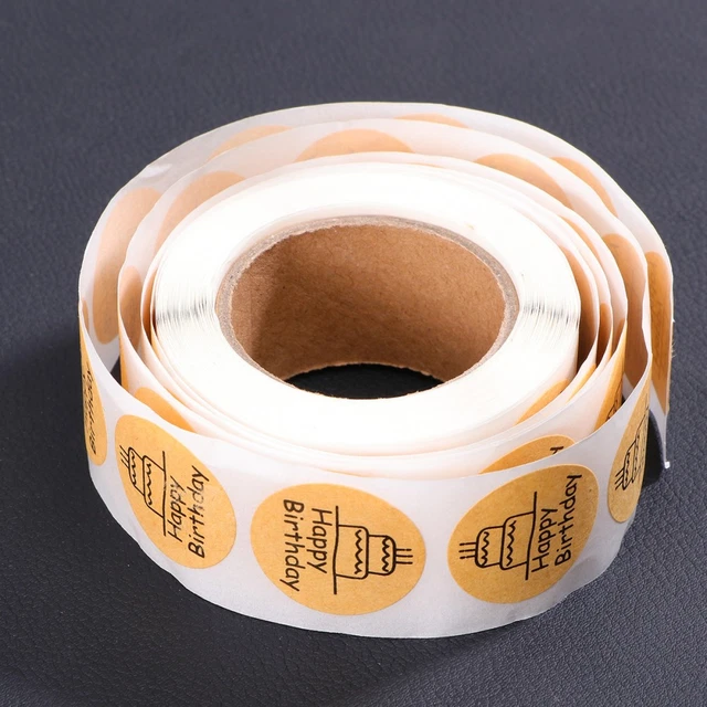 FOOD BAG SEALING Sticker Kraft Paper Baking Labels Stickers Packaging ...