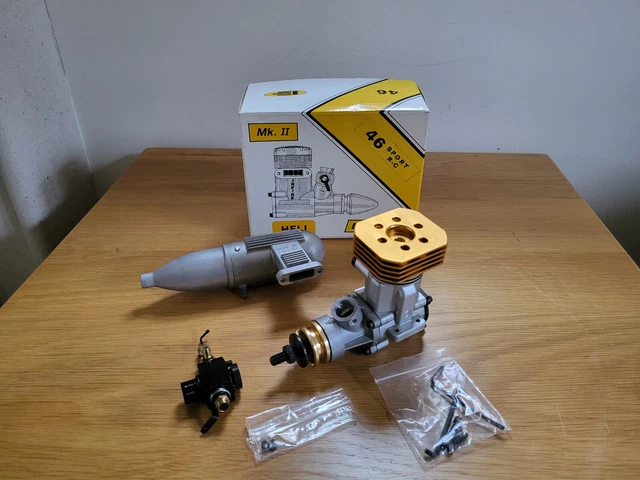 IRVINE 46 MK II Sport RC Helicopter Engine - Brand new in box with ...