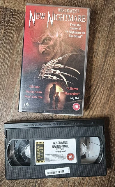 WES CRAVEN'S NEW Nightmare VHS Tape Horror £6.00 - PicClick UK