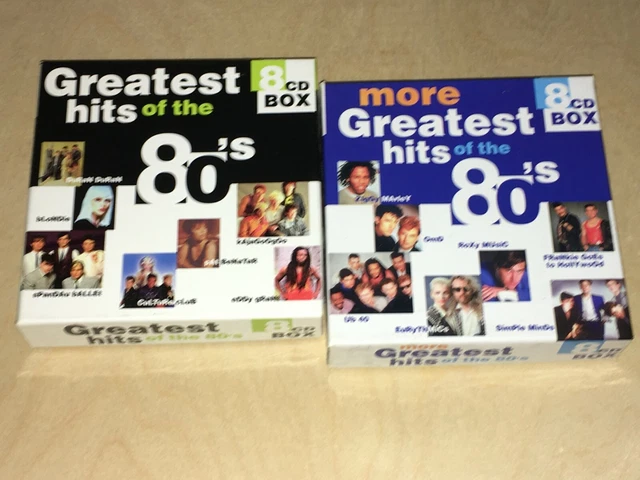 GREATEST HITS OF The 80's + More Greatest Hits... - 2 x 8CD Box Sets ...