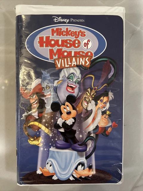 DISNEY PRESENTS MICKEY’S House Of Mouse Villains VHS Brand New ...