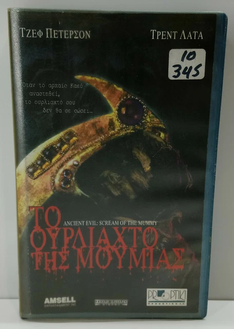 VHS NASTRO GRECO SOTTOTITOLI PAL Ancient Evil: Scream of the Mummy ...