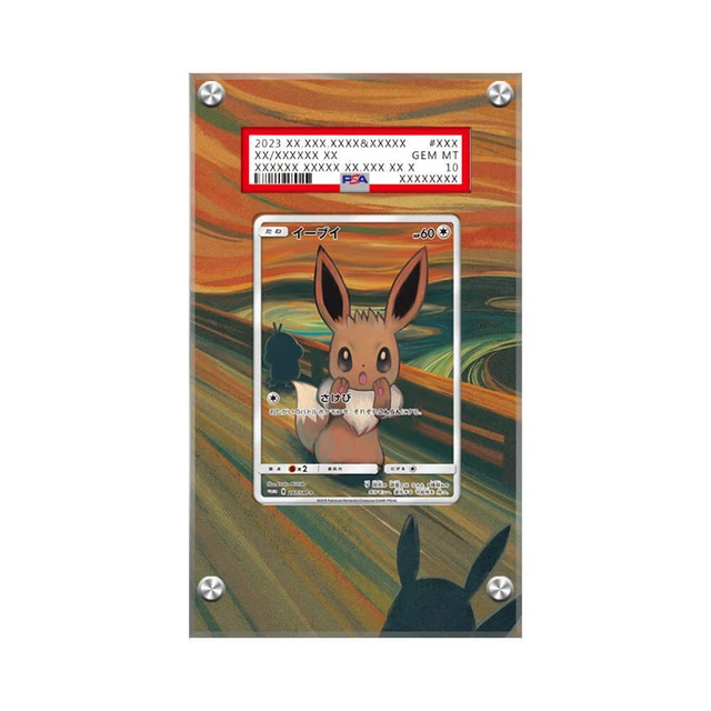 EEVEE 287/SM-P SCREAM Munch - Pokémon PSA Extended Artwork Schutzkarte ...