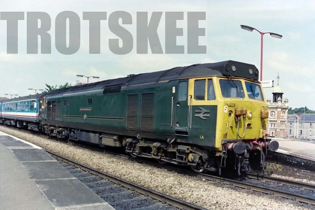 35MM NEGATIVE BR British Rail Diesel Loco 50007 Class 50 1988 ...