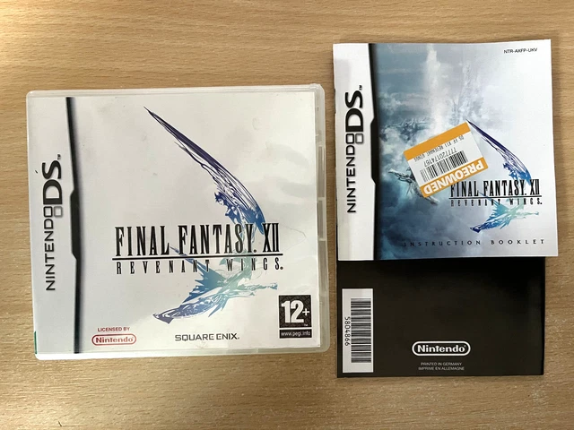 FINAL FANTASY XII Nintendo DS Case & Manuals ONLY £0.99 - PicClick UK