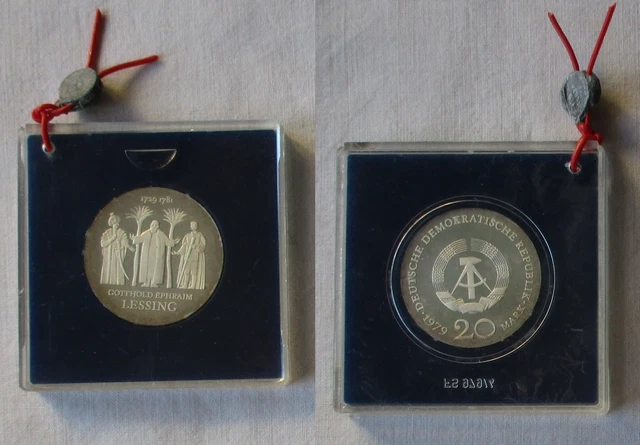DDR GEDENK MÜNZE 10 Mark Richard Wagner 1983 Silber PP verplombt ...