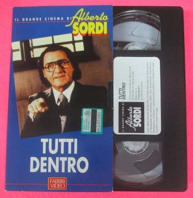 VHS FILM TUTTI DENTRO Joe Pesci Il grande cinema di ALBERTO SORDI (F107 ...
