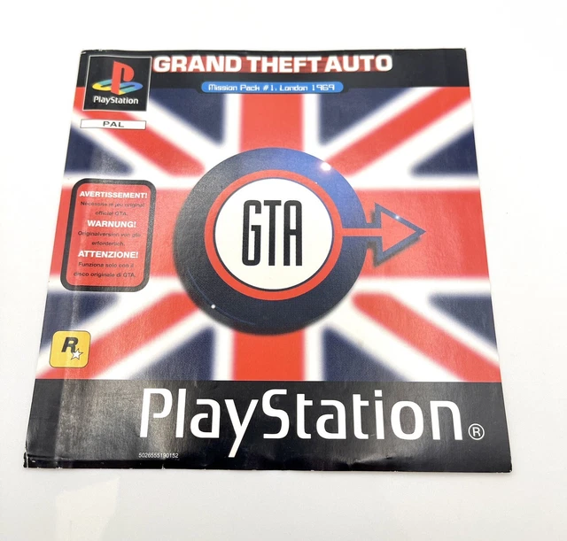 GTA LONDON COPERTINA Front Cover Ps1 Psx Sony PlayStation Pal EUR 9,99 ...