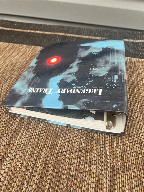 LEGENDARY TRAINS LOCOMOTIVES Steam Diesel Atlas Binder Facts Set Of 4 ...