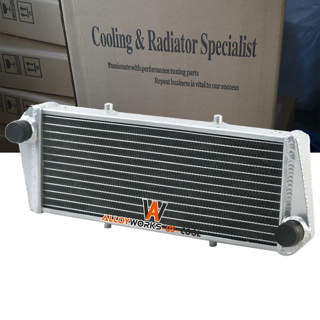 2 ROW ALUMINUM Radiator For Ultralight Rotax 912i /912 914 UL 4-Stroke ...