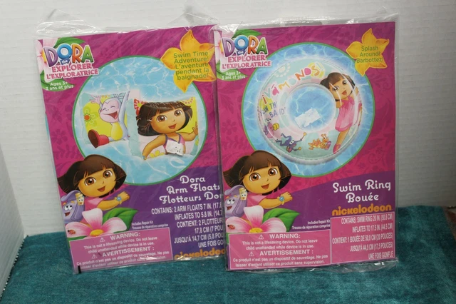 NEW DORA THE Explorer Swim Ring or Arm Floats Pool Party $3.99 ...