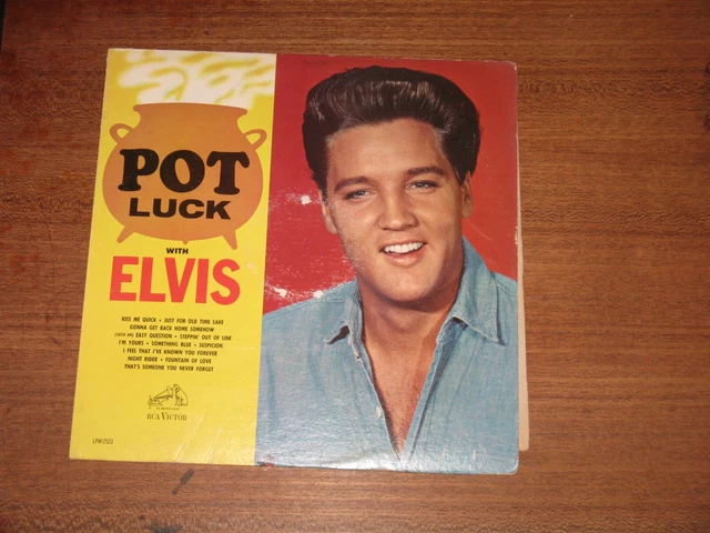 Elvis Presley Pot Luck With Elvis Usa Issue 1962 Rca Victor Lp £1600 Picclick Uk