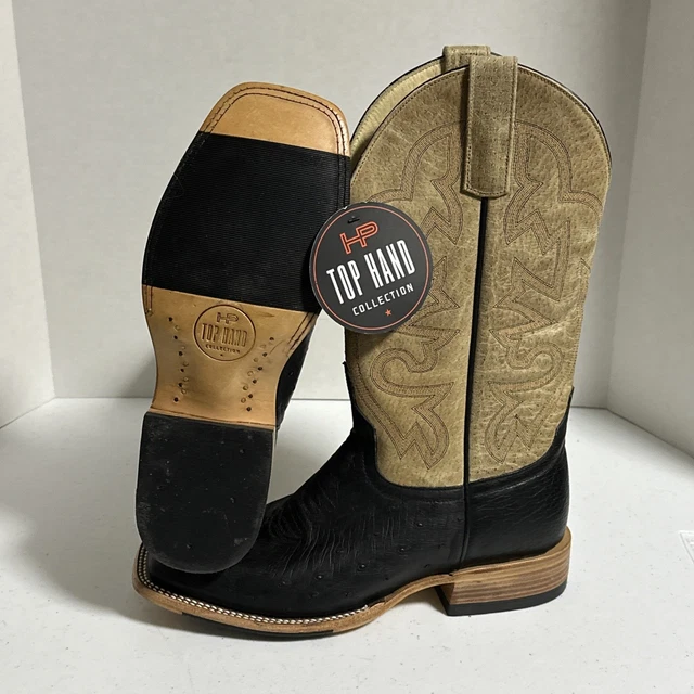 MEN'S HORSE POWER Top Hand Collection Tan / Black Boots Size 8D Style ...