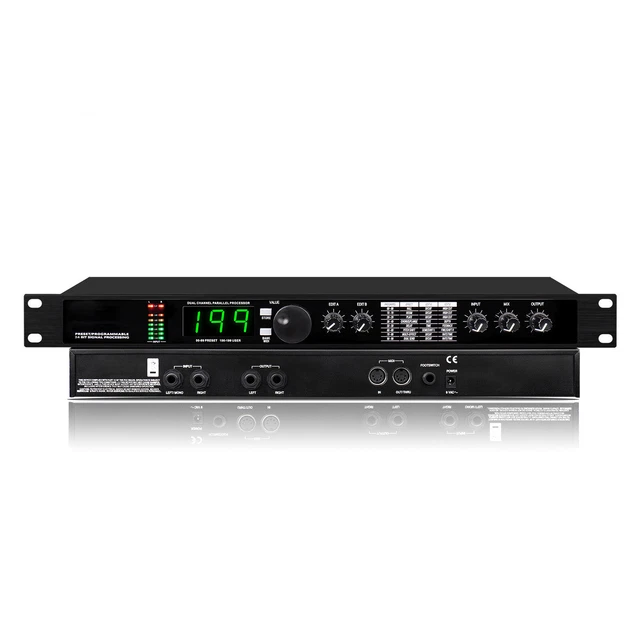 PRO DIGITAL REVERB Multi Effect DSP Processor Audio Processor Equalizer ...