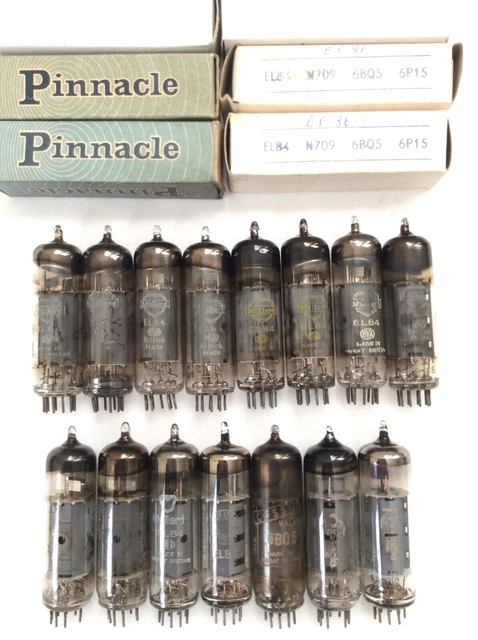 LOT MULLARD EL84 ECC83/82/81 EZ81 Valve Tube For Amplifier Leak KT66 ...