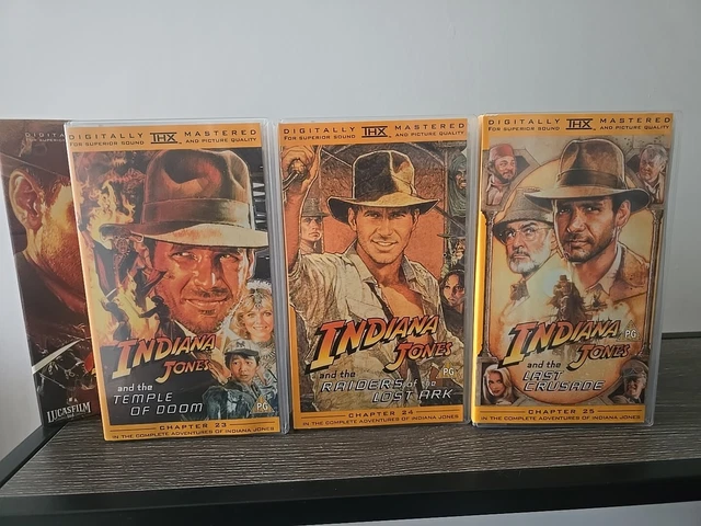 INDIANA JONES TRILOGY (Box Set) (VHS, 2003) Digitally Remastered £7.65 ...