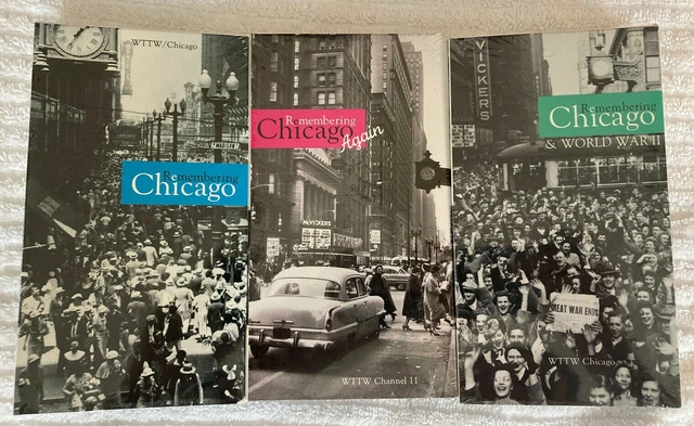 REMEMBERING CHICAGO VHS Box Set - 1997 Wttw Pbs Documentary ~ Brand New ...