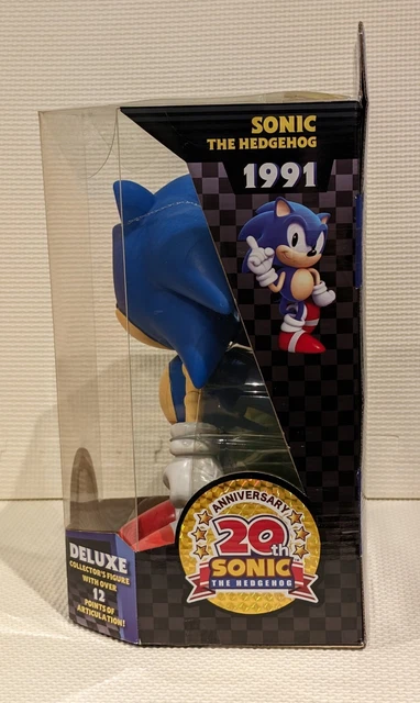 SONIC THE HEDGEHOG 20th Anniversary 10 Inch Deluxe Figure Jazwares ...