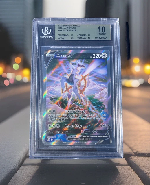 POKÉMON ARCEUS V Alt Art 166 BGS 10 IMPECCABLE EUR 428,78 - PicClick FR
