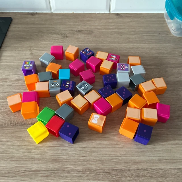 50 NUMBER BLOCKS Stacking Counting Blocks Educational Toys CBeebies ...