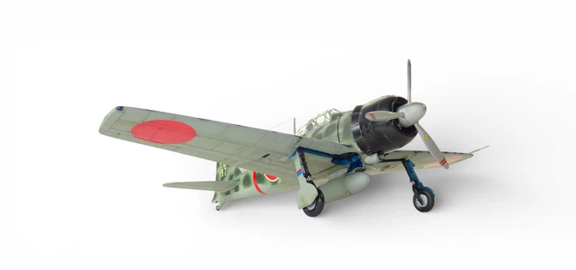 PRO-BUILT 1-48_MITSUBISHI A6M3 Zero - Hamp_Tamiya EUR 150,00 - PicClick DE