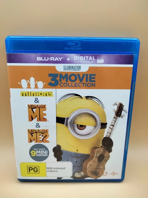 MINIONS DESPICABLE ME 3-Movie Collection Blu-ray/Digital UV Region Free ... MINIONS DESPICABLE ME 3-Movie Collection Blu-ray/Digital UV Region Free ...