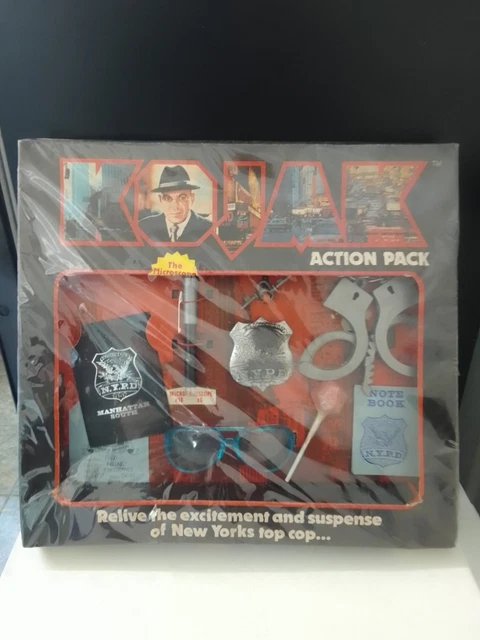 VINTAGE KOJAK ACTION Pack By Thomas Salter Toys 1975 £399.00 - PicClick UK