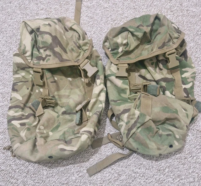 BRITISH ARMY 45 Ltr Patrol Pack Side Pouches X 2. 01 £21.52 - PicClick UK