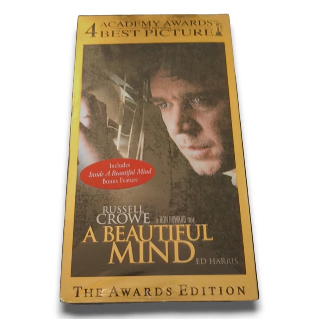 A BEAUTIFUL MIND (VHS, 2002, Awards Edition) Russell Crowe - New ...