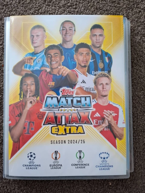 TOPPS MATCH ATTAX Extra 24/25 - Part Complete Set - 315 Cards - NO ...