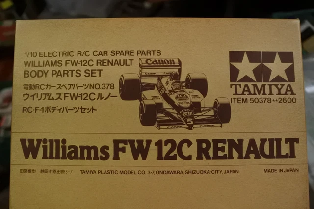 TAMIYA 50378 WILLIAMS FW12C F1 KÖRPER 1/10 RC NEU VERPACKT KOMPLETT EUR ...